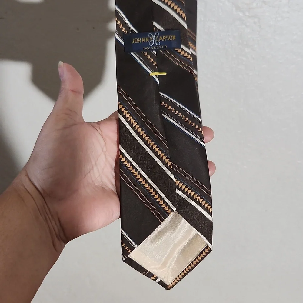 Johnny Carson | Accessories | Vintage Johnny Carson Polyester Brown ...